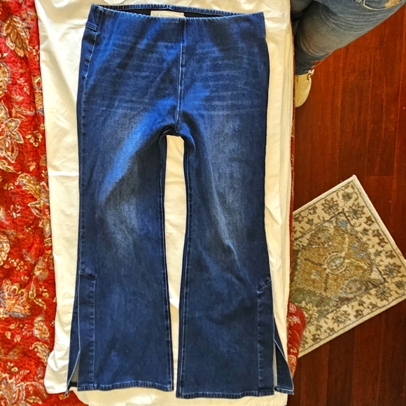 Soft Surroundings | Jeans | Soft Surroundings Flare Boot Slit Jeans ...